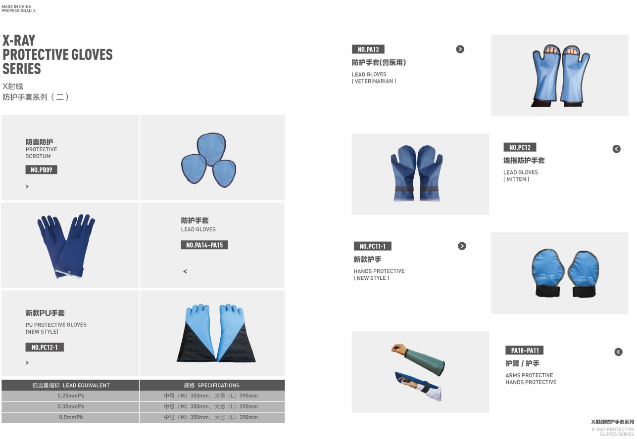 X-Ray Radiation Gloves | PR3 Marketing Corporation